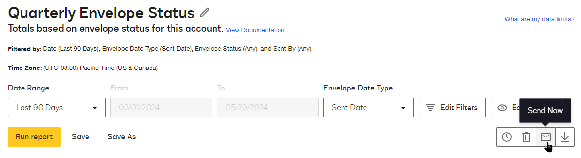 Send Report Results by Email