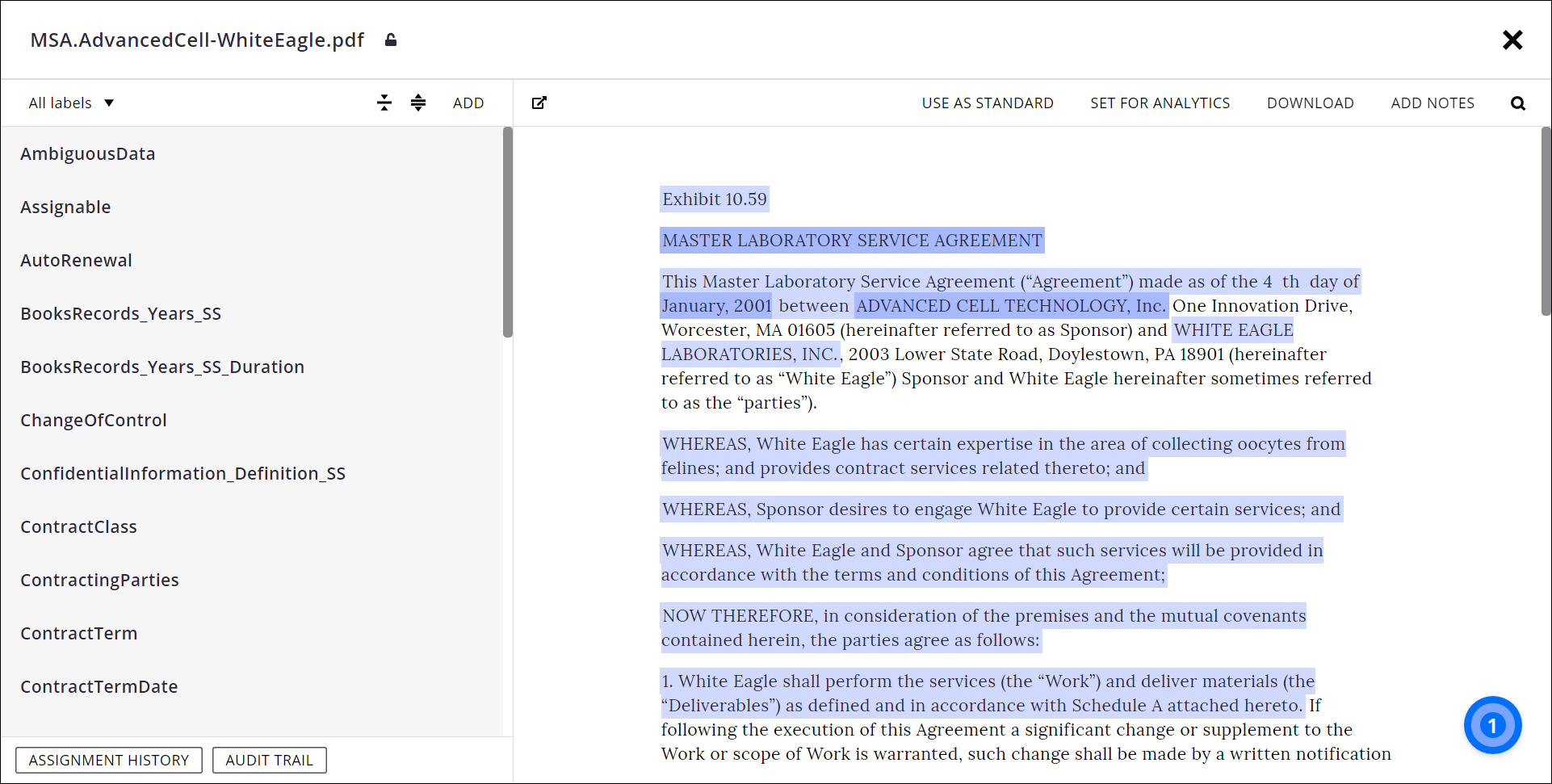 Mark Items Analytics-Ready for Use in System Initialization