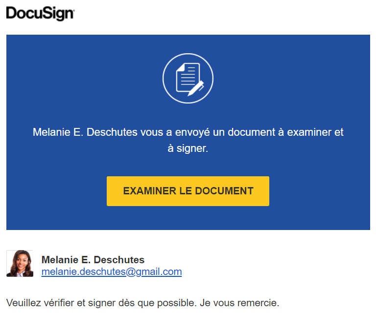 Set the Recipient Language and a Custom Email Message