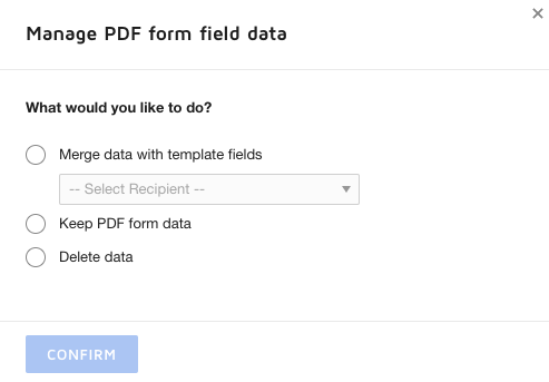 Send a PDF with Form Fields