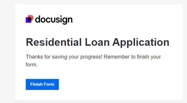 Web Forms Fillers Can Pause and Resume With Finish Later Button