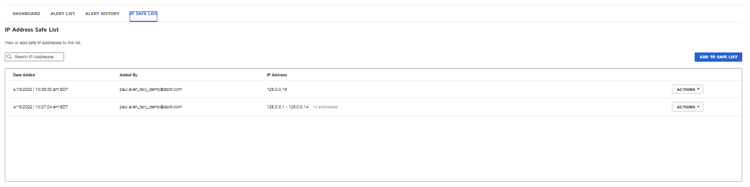 Configure Approved Docusign IP Addresses