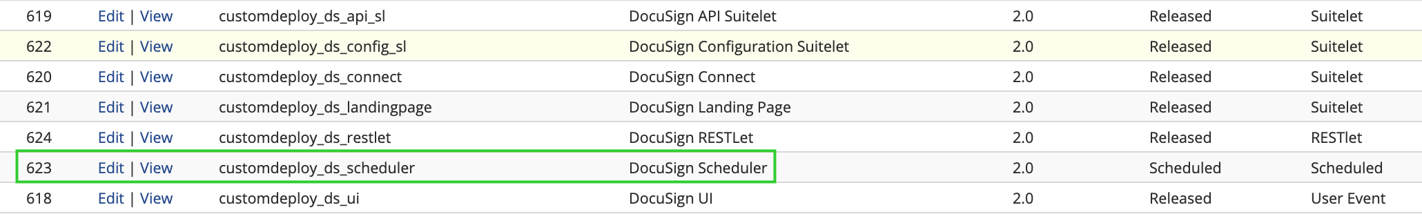 Change the Sweeper Schedule