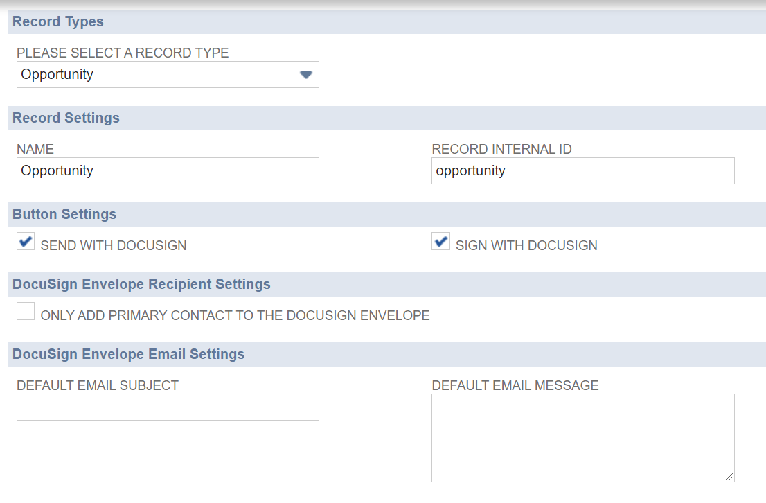 Configure NetSuite Record Types