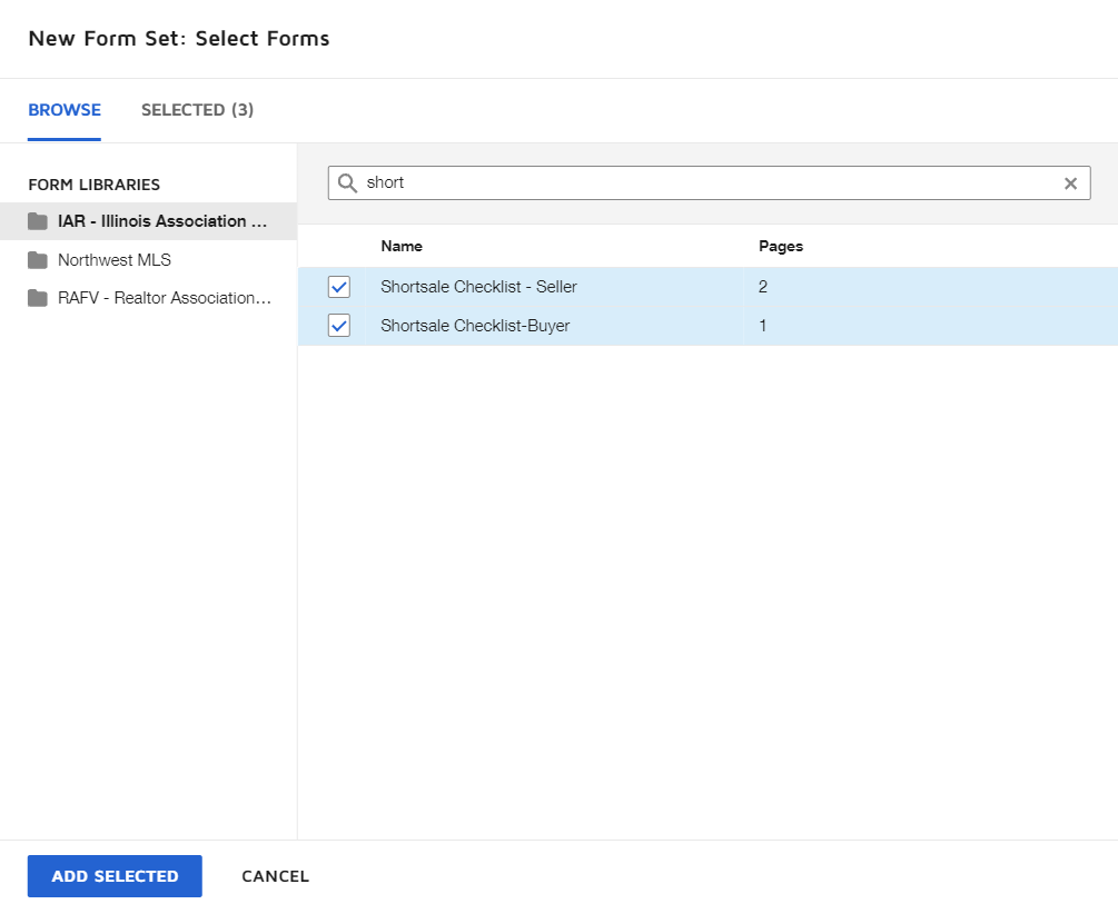 Create and Manage Form Packets