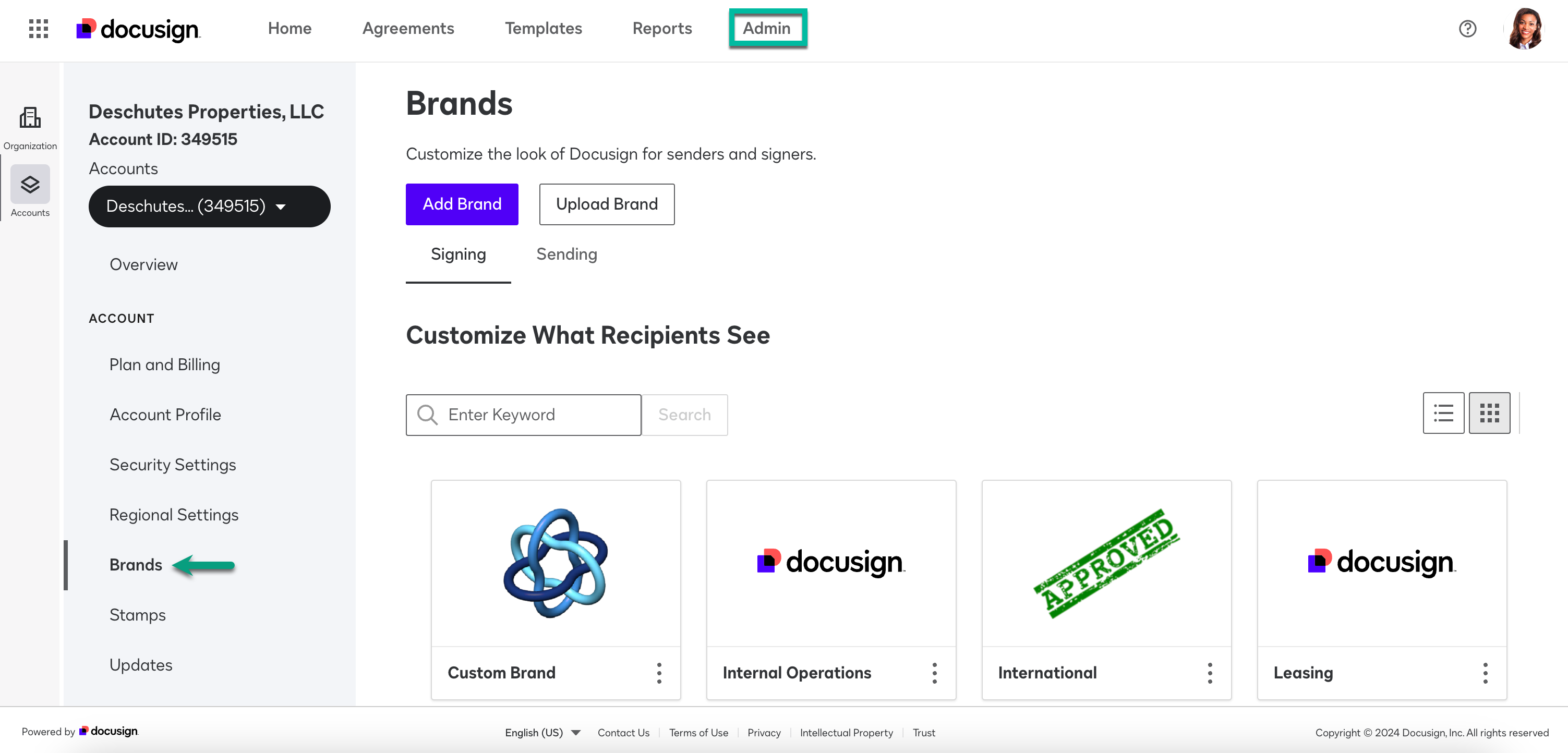 Add and Edit Brands