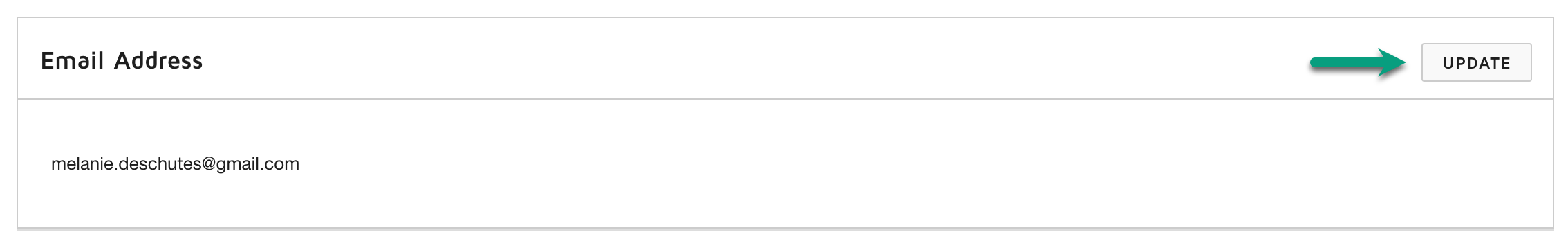 Change Your Email Address