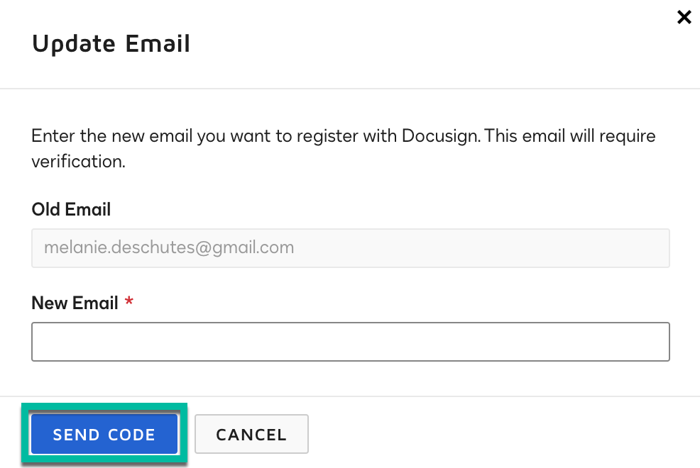 Change Your Email Address