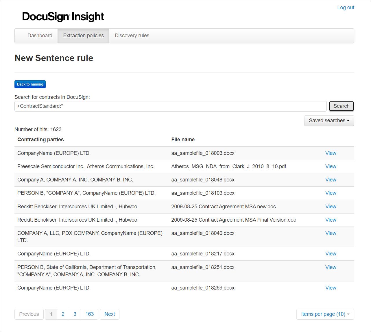 Create Sentence Rules within Custom Extraction Policies to Extract Information Based on Sentences