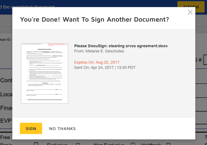 Sign Multiple Documents
