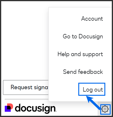 Change Docusign Account