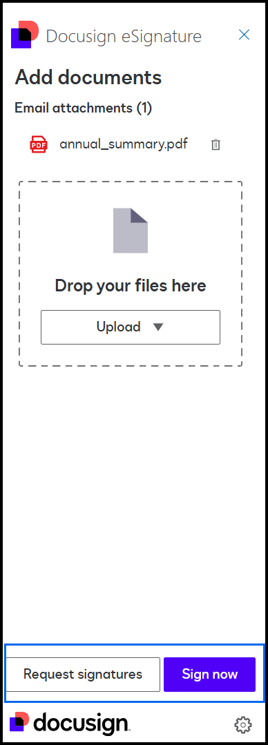 Send Documents for Signature