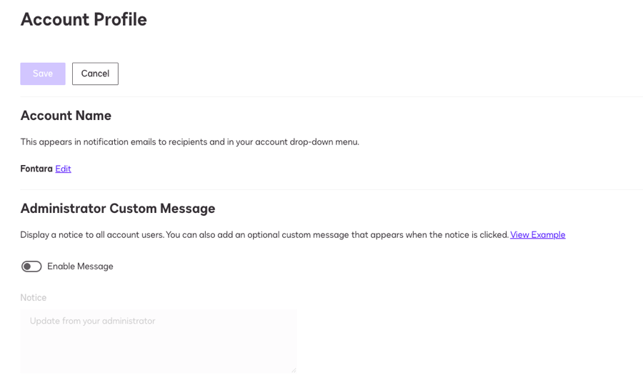 Update Your Account Name and Address