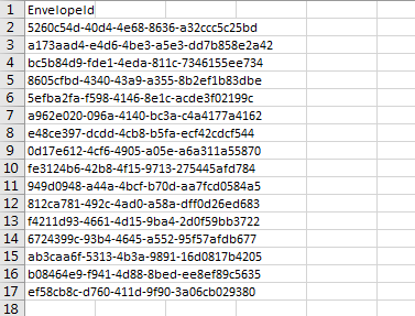 Transfer Envelopes and Templates in Bulk with a CSV File
