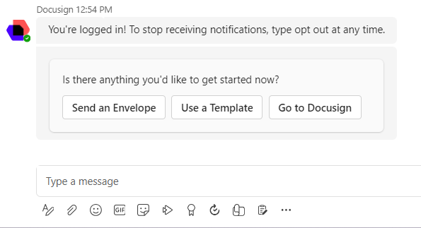 Install Docusign for Teams
