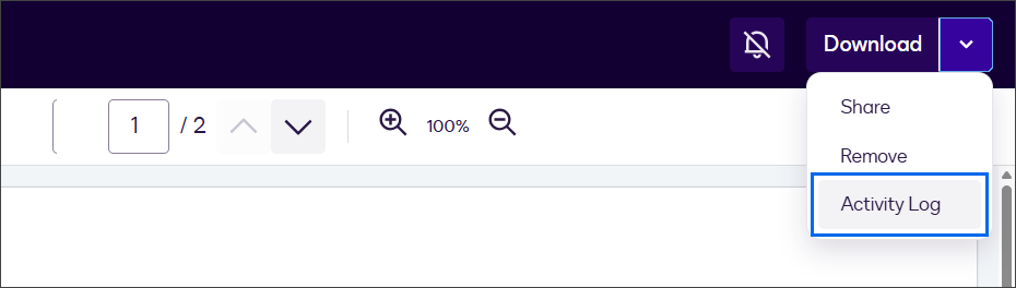 Navigator Activity Logs