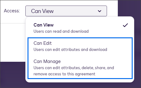 Update the Agreement Status for a Document