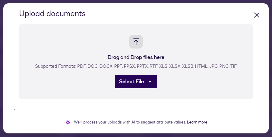 Bulk Upload Documents and Set Access Controls