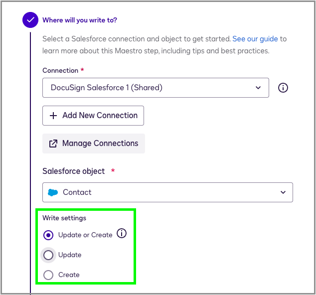 Supported Maestro for Salesforce Field Types