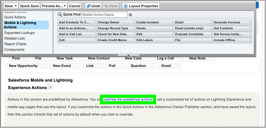 Add a Start with Docusign Action to a Layout