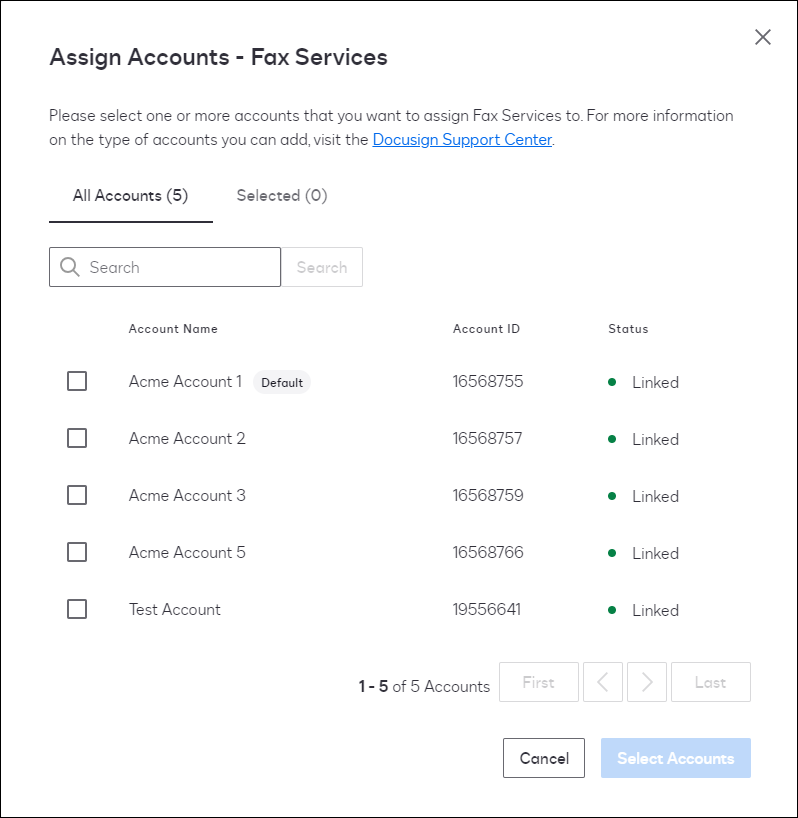 Assign an Add-On to an Account