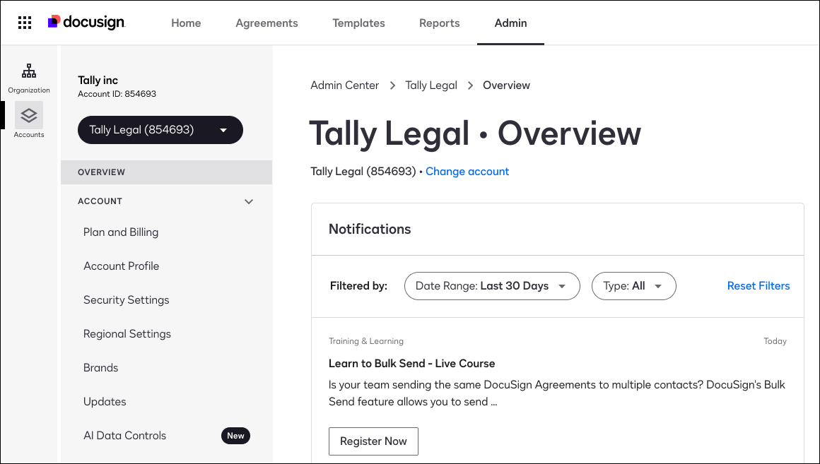 Docusign Admin and Docusign eSignature Settings UI Changes: August 2024 FAQ