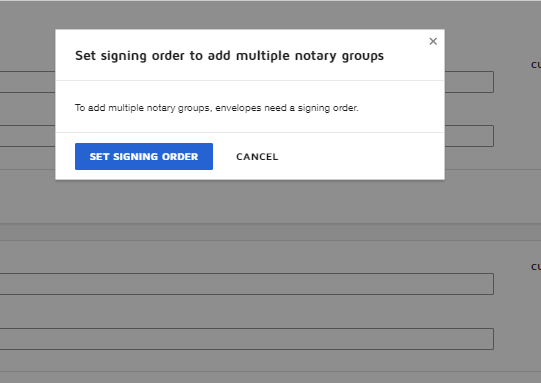 Create a Template for Remote Online Notarization, Step 2: Add Roles for the Recipients