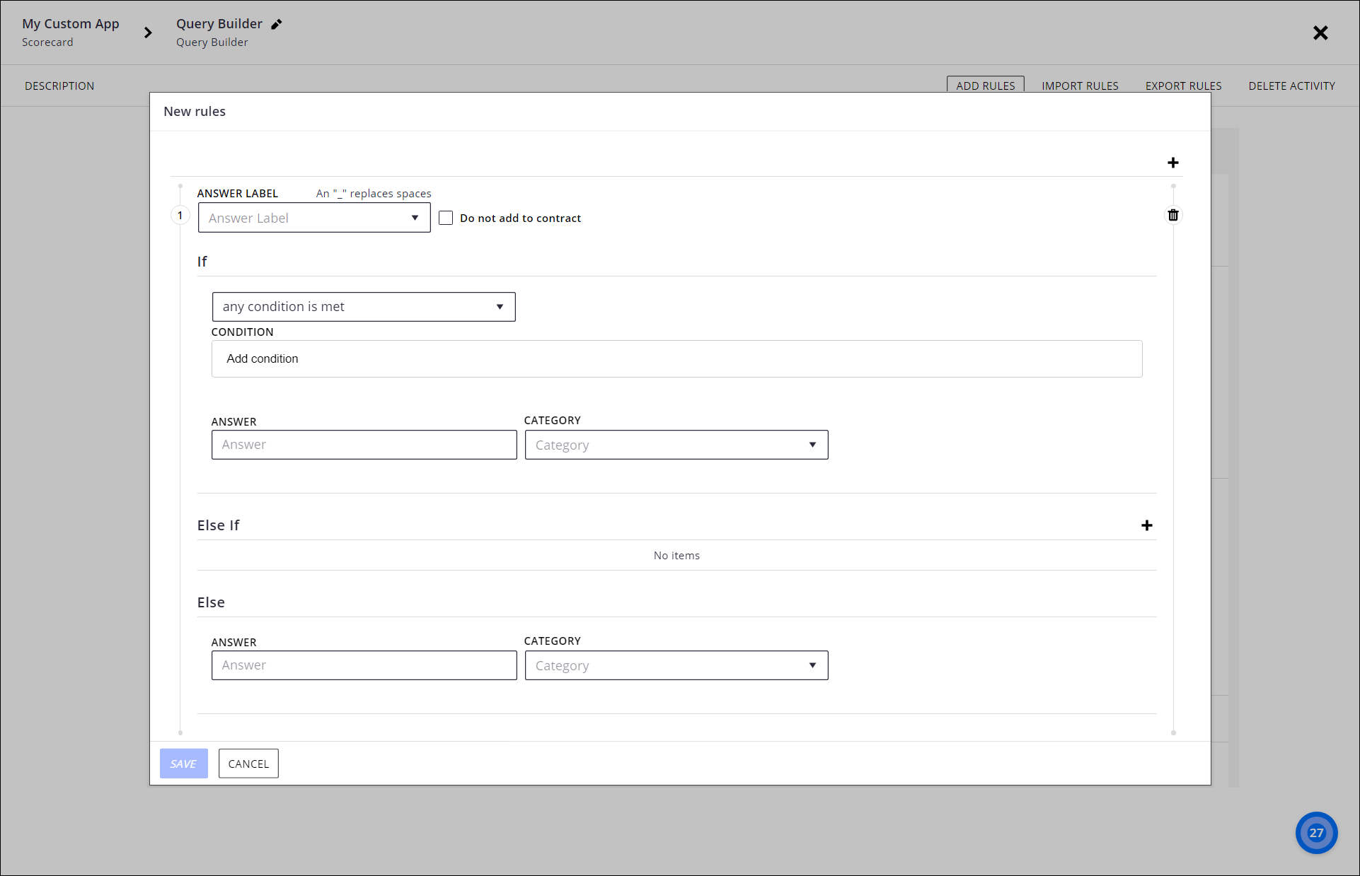 Use the Query Builder Activity Type to Build Complex Logic into Apps