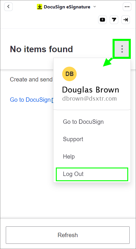 Open Docusign for Zoom