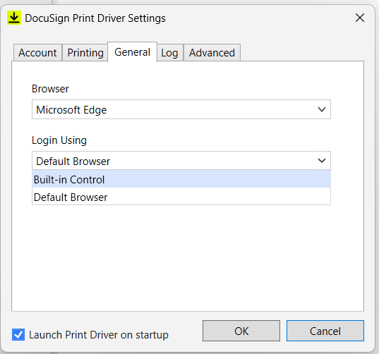 Print Driver Settings