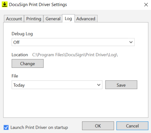 Print Driver Settings