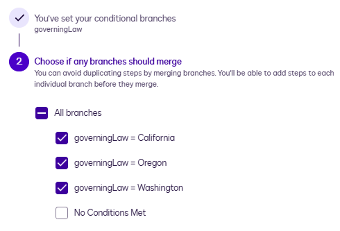 Configure a Multi Branch Rule