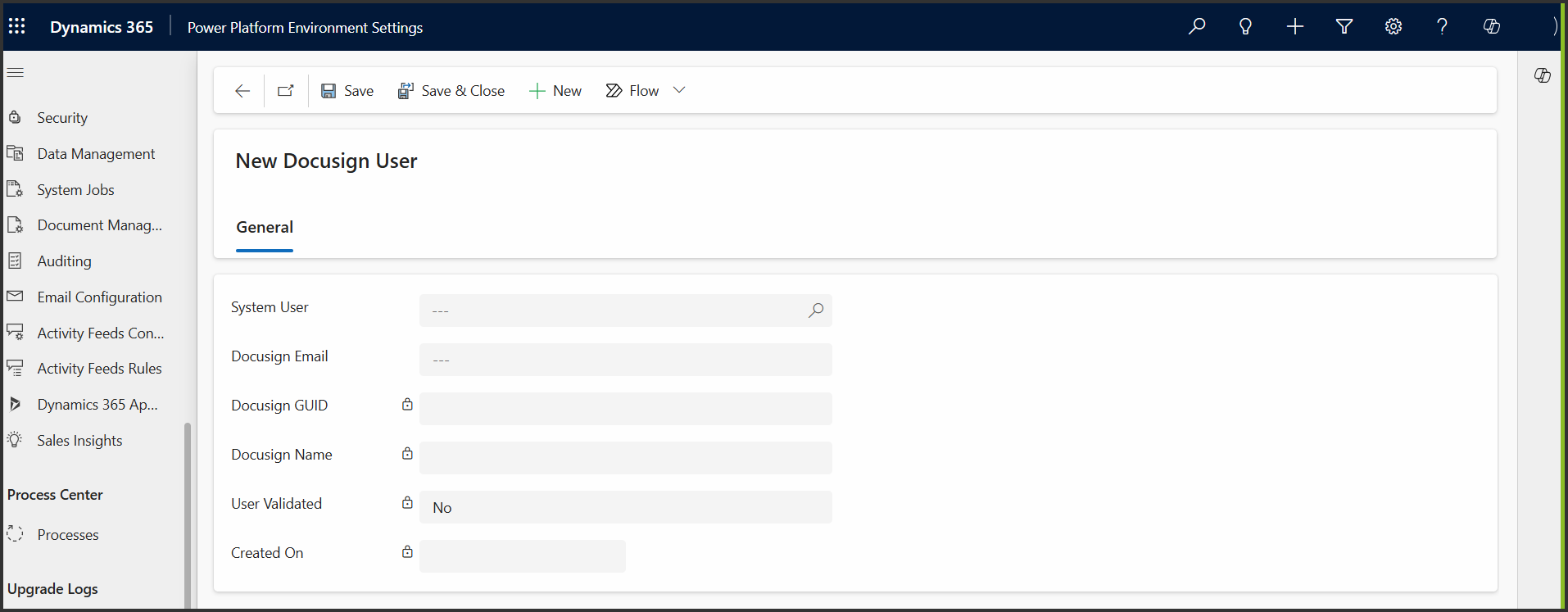 Add and Update Dynamics 365 User Records from the Docusign Users Table