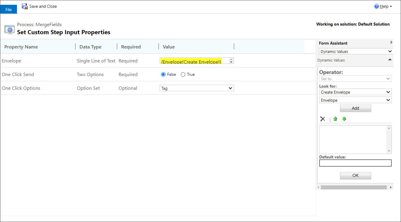 Docusign Custom Activities for Dynamics 365 Workflows
